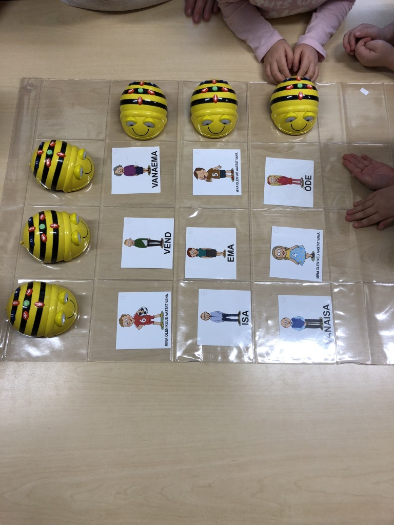 Loitsu lasteaed - 2018/2019 õppeaasta - Bee Bot robotid | Tallinn