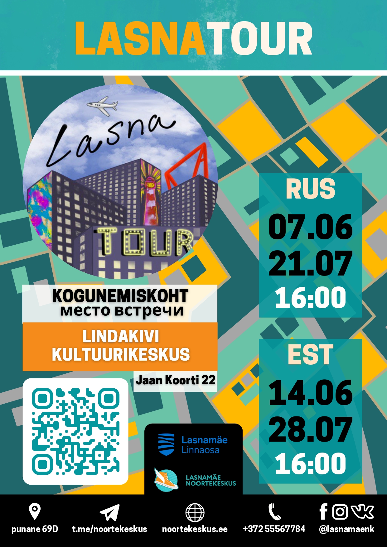 Lasnamäe Noortekeskus korraldab linnaosa 30. juubeli puhul ekskursiooni ...