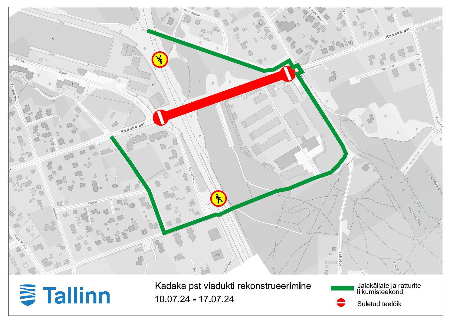 Algab Kadaka puiestee viadukti ehitus | Tallinn