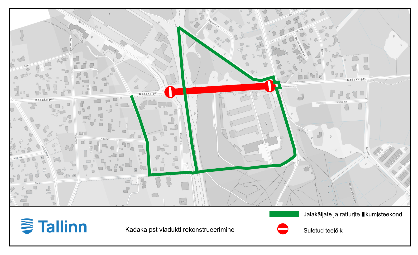 Algab Kadaka puiestee viadukti ehitus | Tallinn