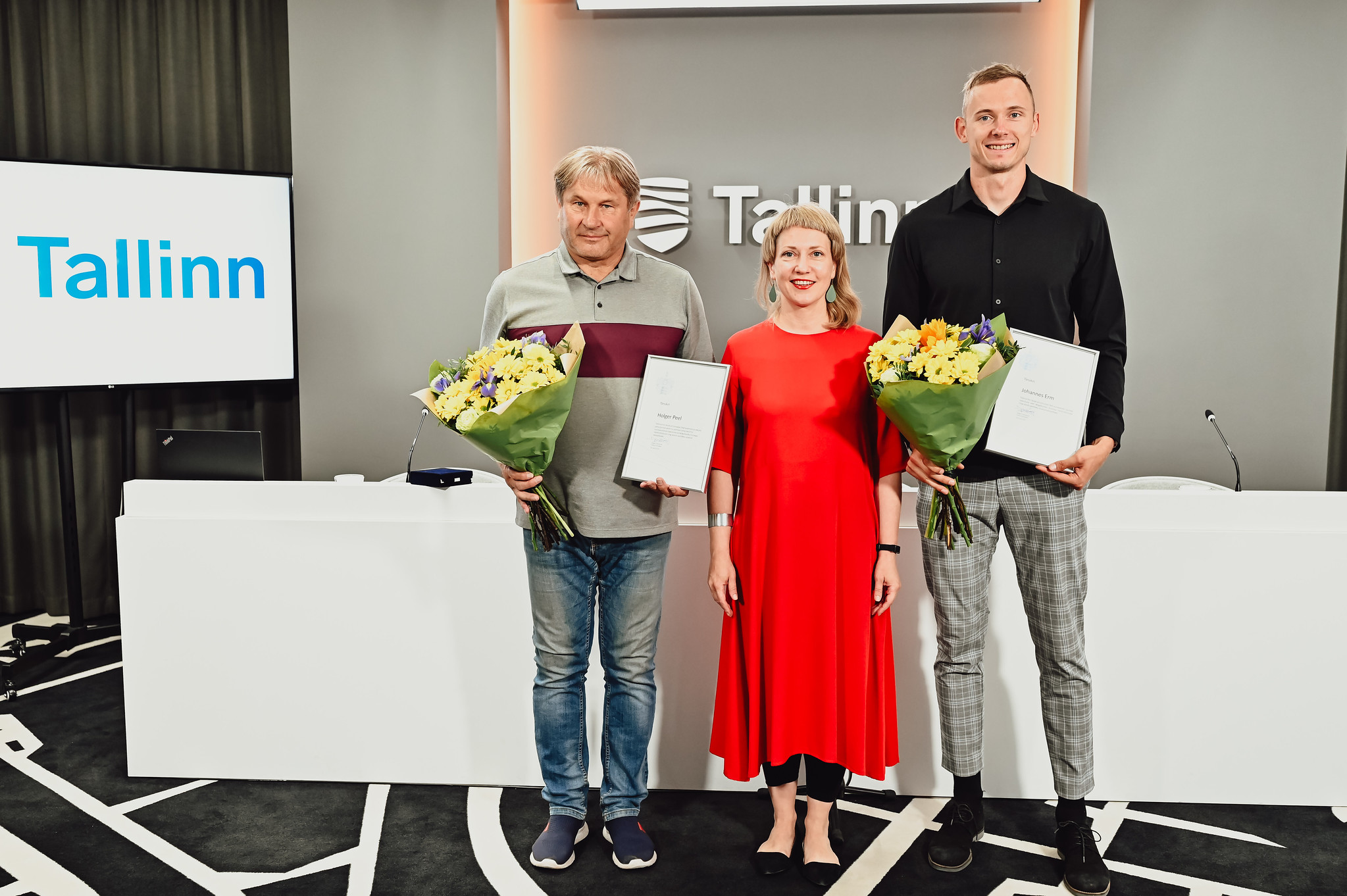 Tallinn premeeris Euroopa meistrit Johannes Ermi ja tema treenerit ...