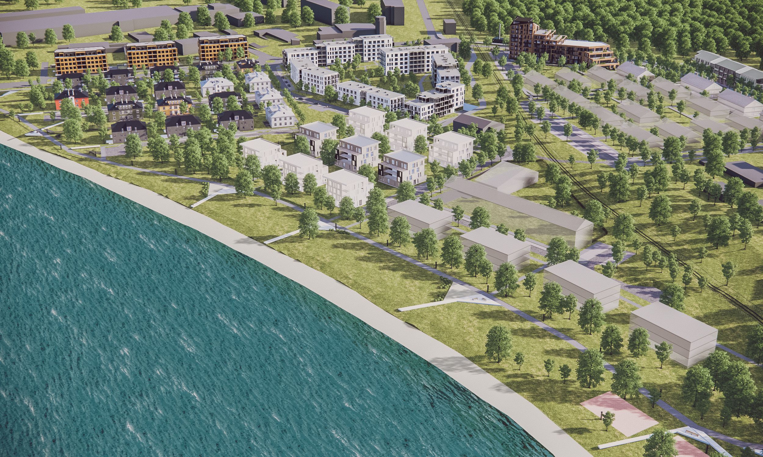 Kopli liinide lääneossa tuleb rannapromenaad ja uus elurajoon | Tallinn