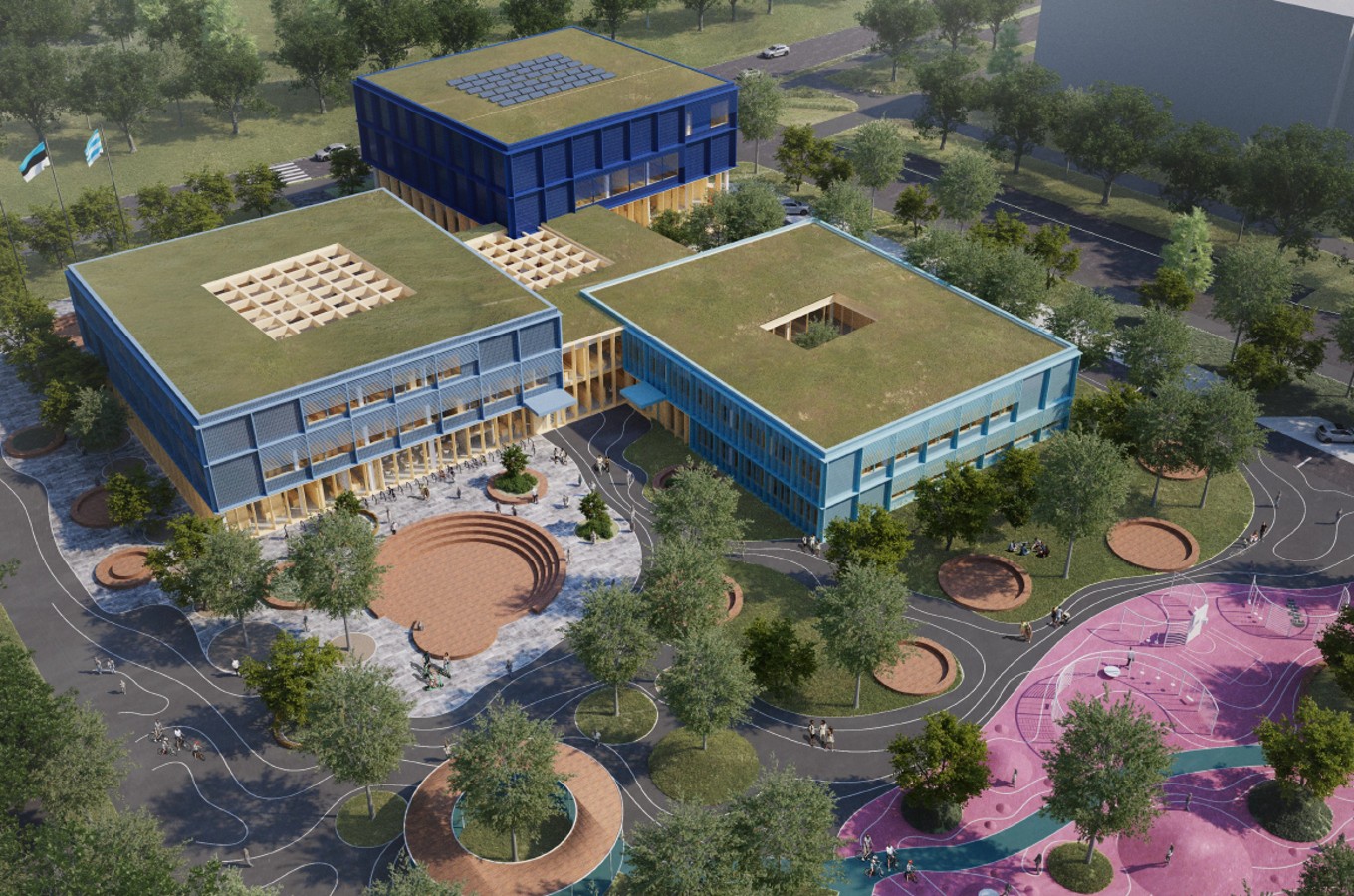 Lasnamäe uue põhikooli arhitektuurivõistluse võitis Arhitekt Must | Tallinn