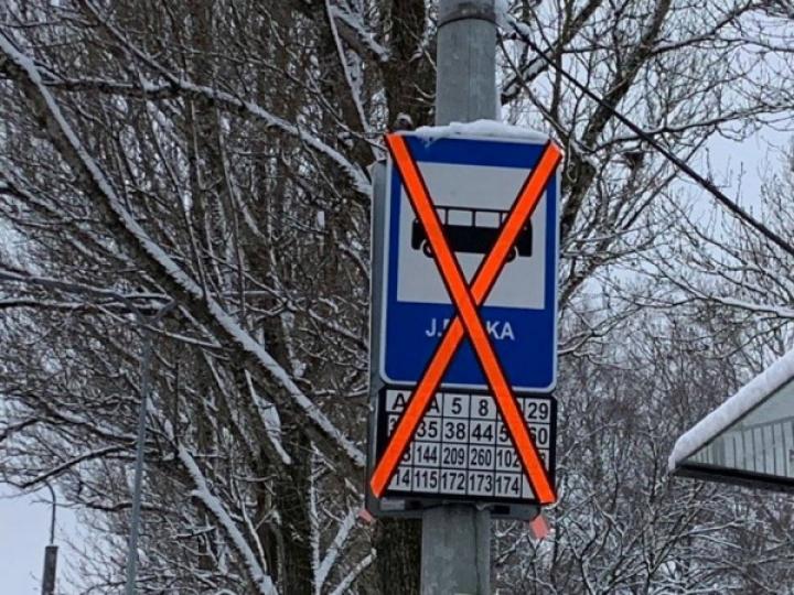 Poska kesklinna-suunaline bussipeatus on ajutiselt suletud | Tallinn