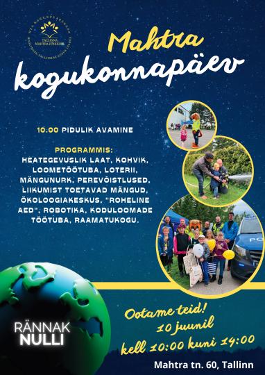 Tallinna Mahtra Põhikool korraldab kogukonnapäeva “Rännak nulli” | Tallinn