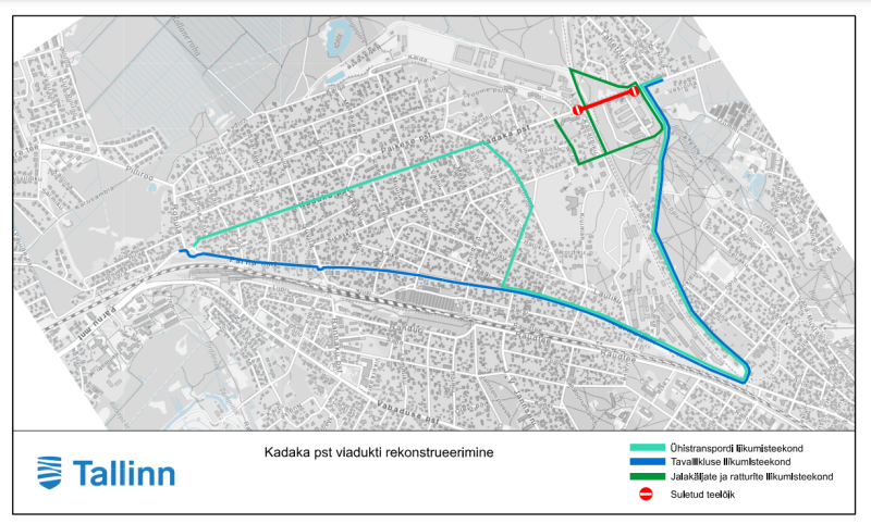 Algab Kadaka puiestee viadukti ehitus | Tallinn