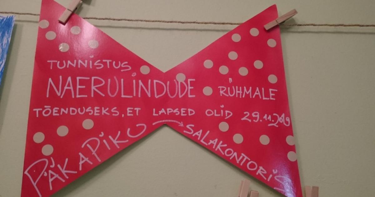 Meelespea lasteaed - Naerulinnud Päkapikkude Salakontoris 2019 | Tallinn