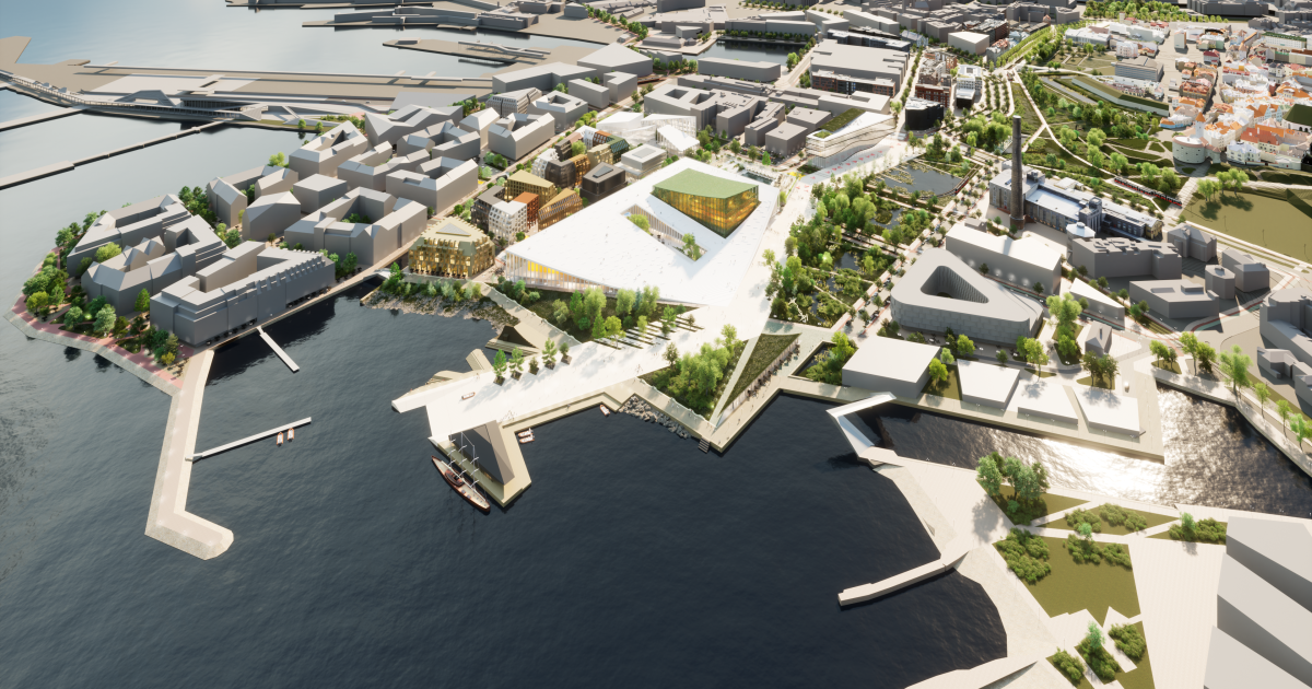 A new vision for Linnahall area opens the city centre to the sea | Tallinn
