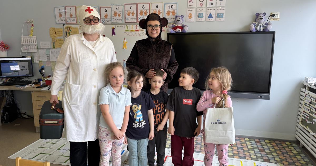 Liikuri Lasteaed korraldas põneva robotimängu “doktor Aibolit tõttab ...